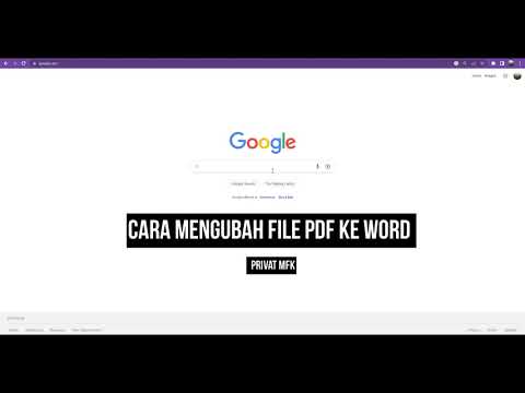 cara mengubah file pdf ke DOC word terbaru 2023 i love pdf