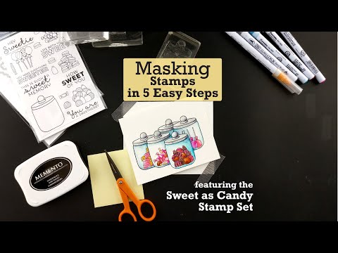 video – stamp masking tutorial – an elaborate flight of fancy