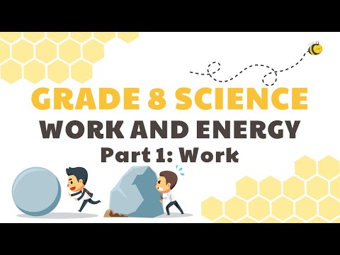 Work and Energy | Grade 8 Science DepEd MELC-Based Quarter 1 Module 3 Part 1 Work