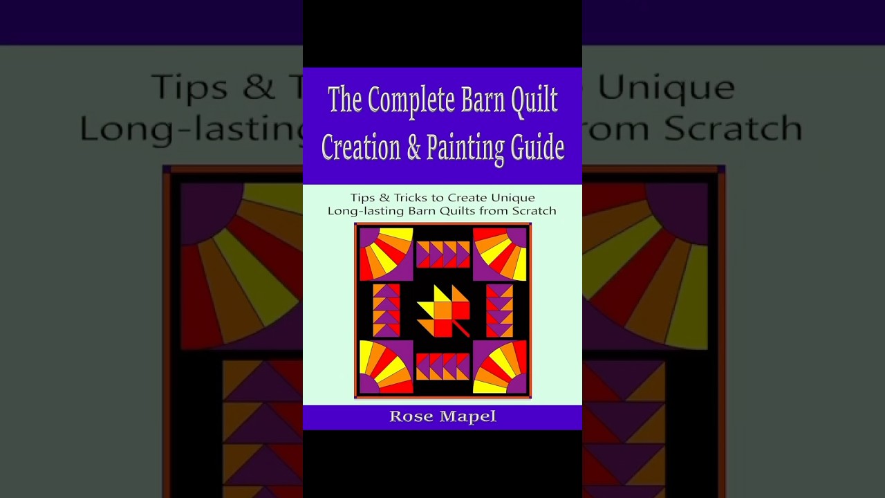 The Complete Barn Quilt Creation & Painting Guide print book is OUT! www.artisticinnovationsne.com