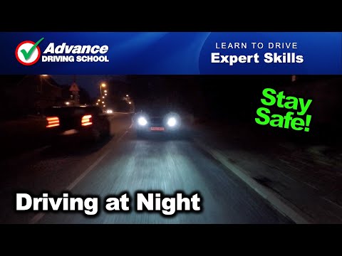 Driving at Night | Learn to drive: Expert skills