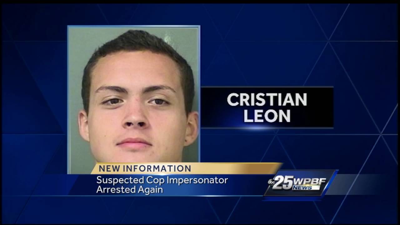 Cop impersonator busted again?
