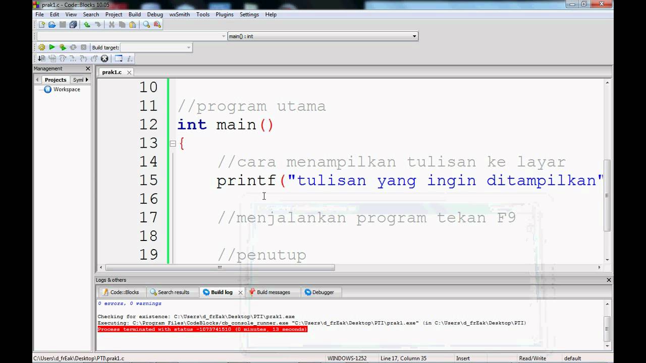 Modul 01 Printf