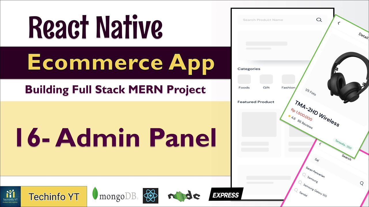 Admin Panel React Native Ecommerce App Mern Stack Project Mern App