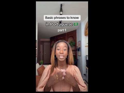Basic Portuguese Phrases (Part 1)