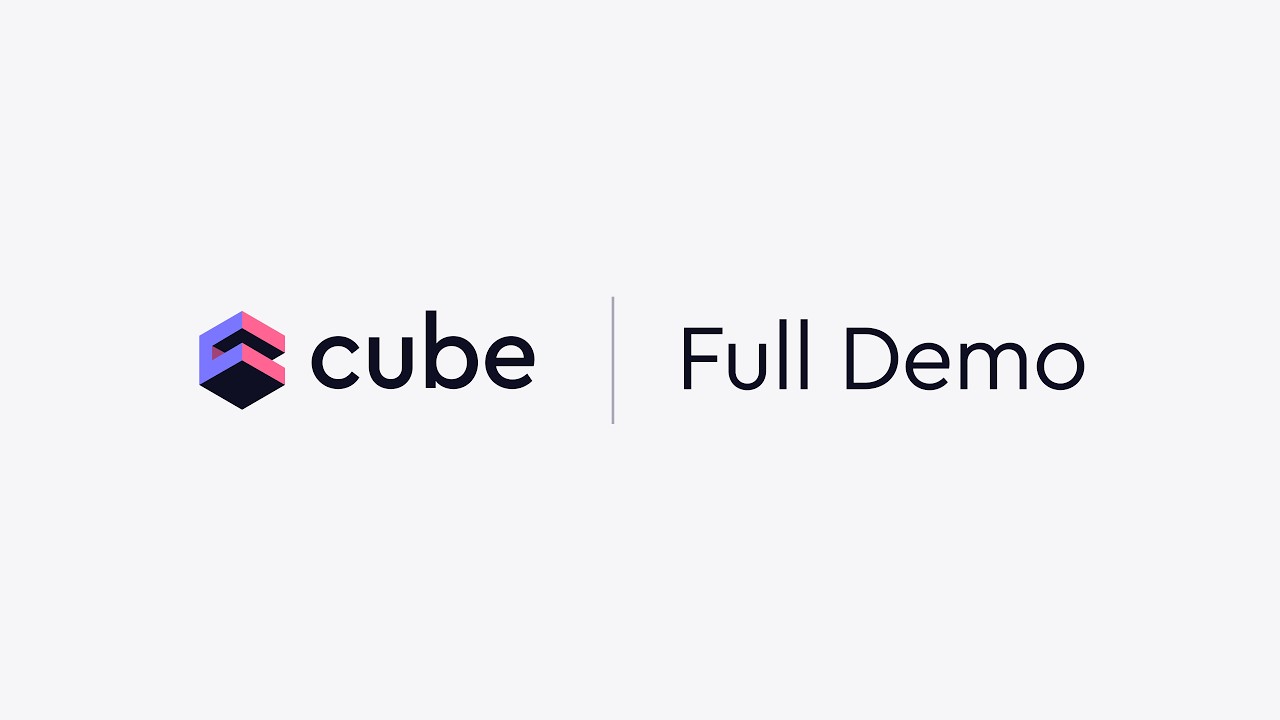 Cube: The Agentic Analytics Platform. Full Demo