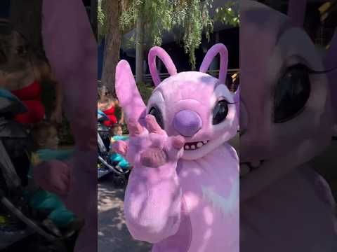Angel & Stitch #disneyland #shorts