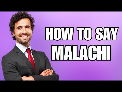 How To Pronounce Malachi (Correctly)