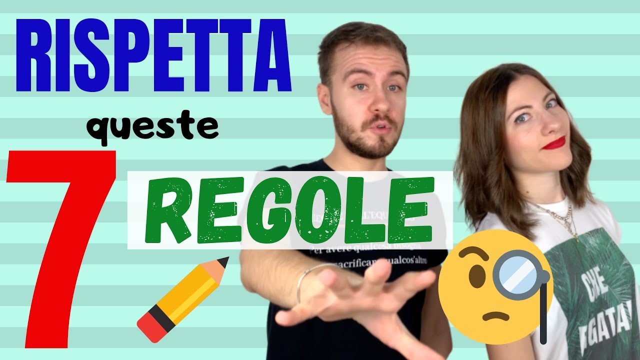 7 IMPORTANT Italian RULES that no Italian breaks! – LearnAmo