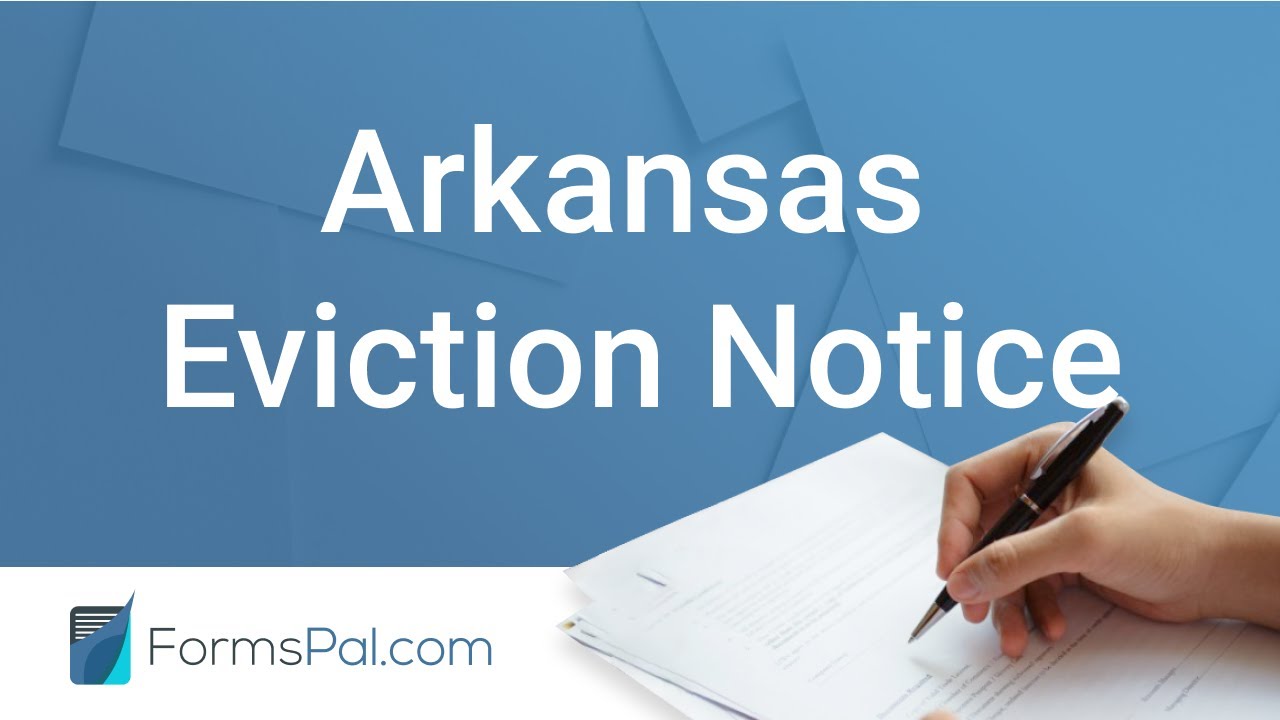Arkansas Eviction Notice - GUIDE