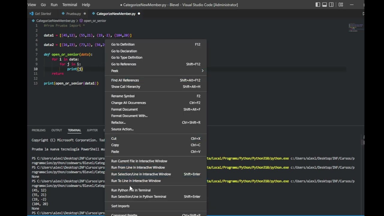 Ejercicio 1 - Codewars - Python