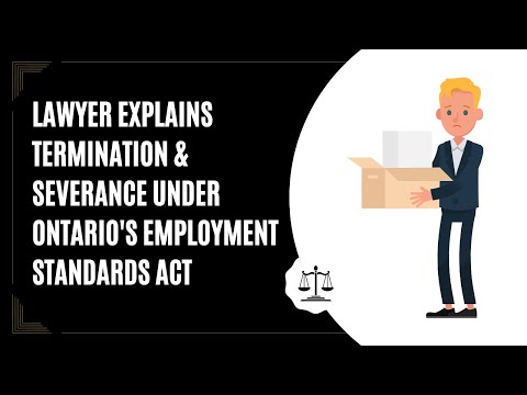 How does termination & severance under Ontario's Employment Standards Act?