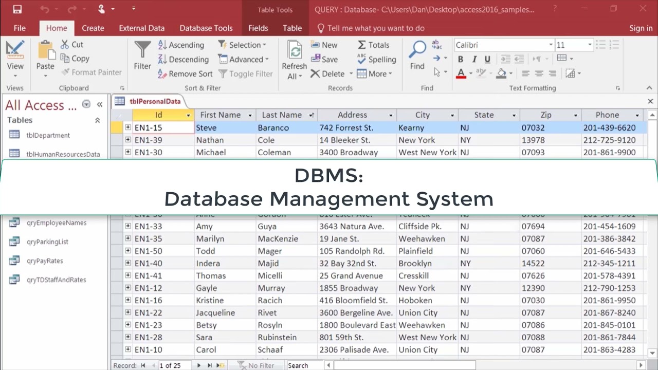 Chapter 5 Database Processing