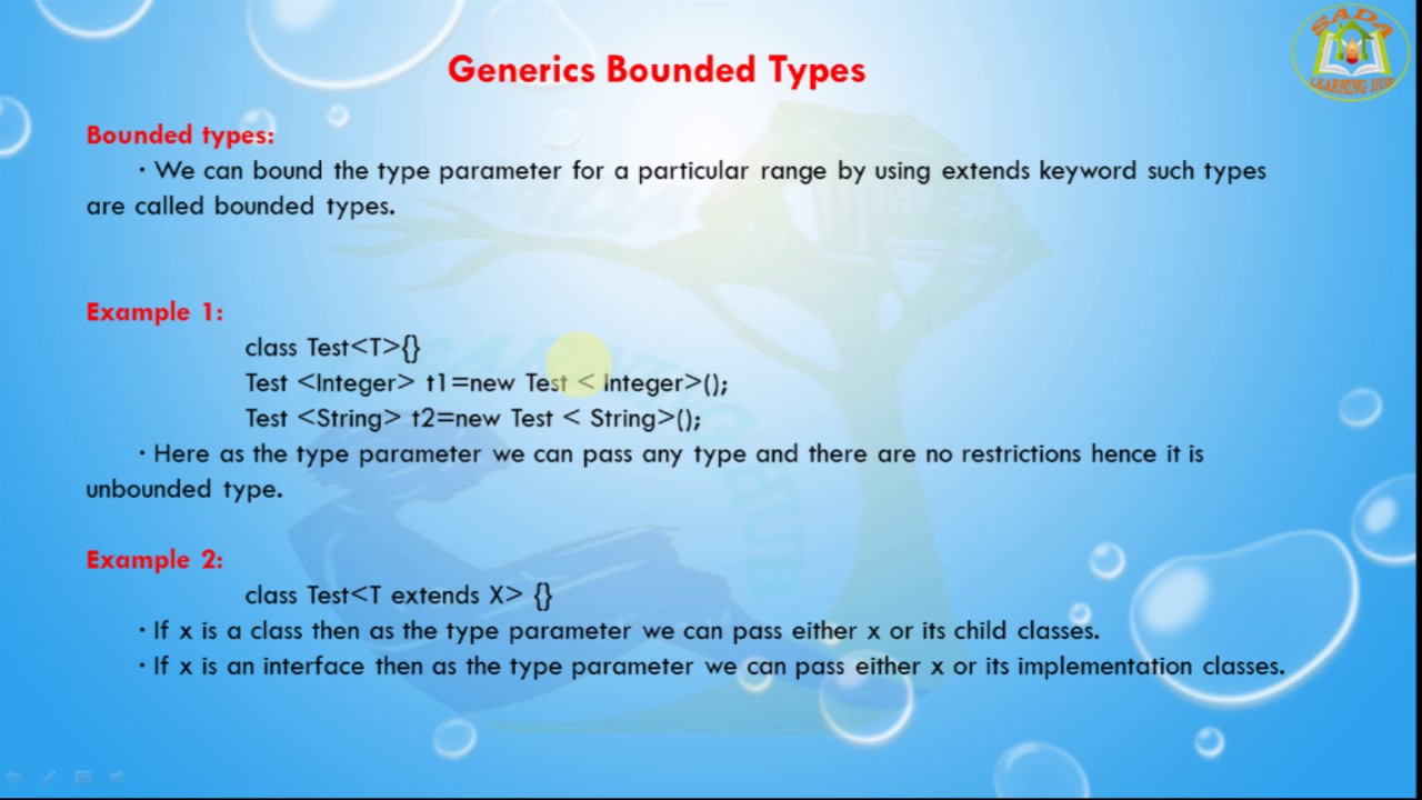 Lesson - 3 : Generics - Bounded Types