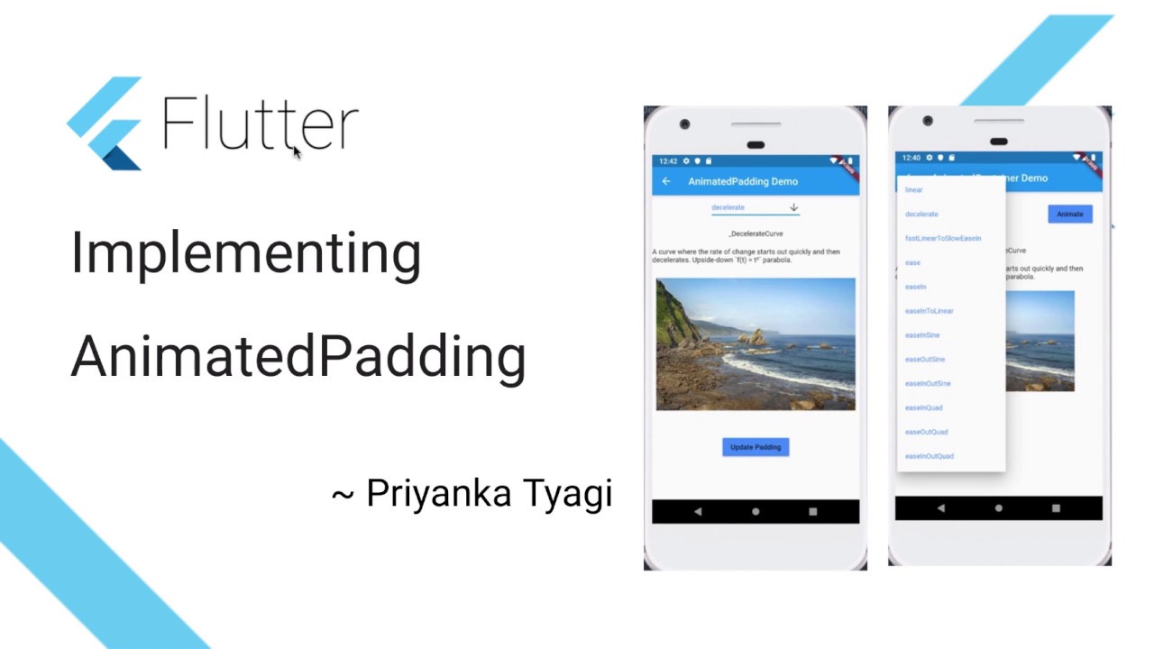 AnimatedPadding Flutter Widget