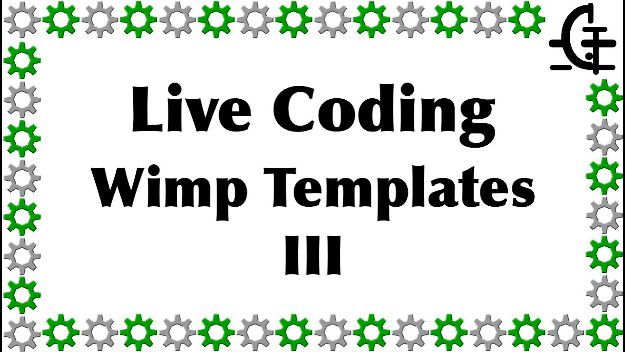 Gerph's live coding - Wimp Templates (part 3).