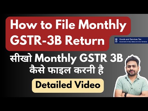How to File GSTR 3B Monthly Return | How to File GST Monthly Return Online