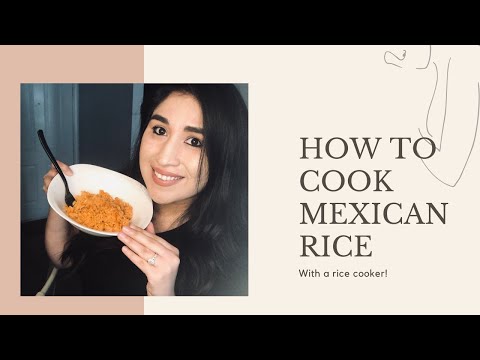 Spanish Rice | How to make Mexican Rice with a rice cooker! Easy!