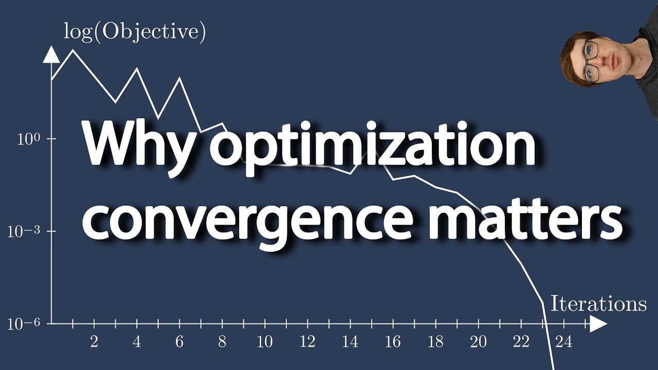 Why optimization convergence matters