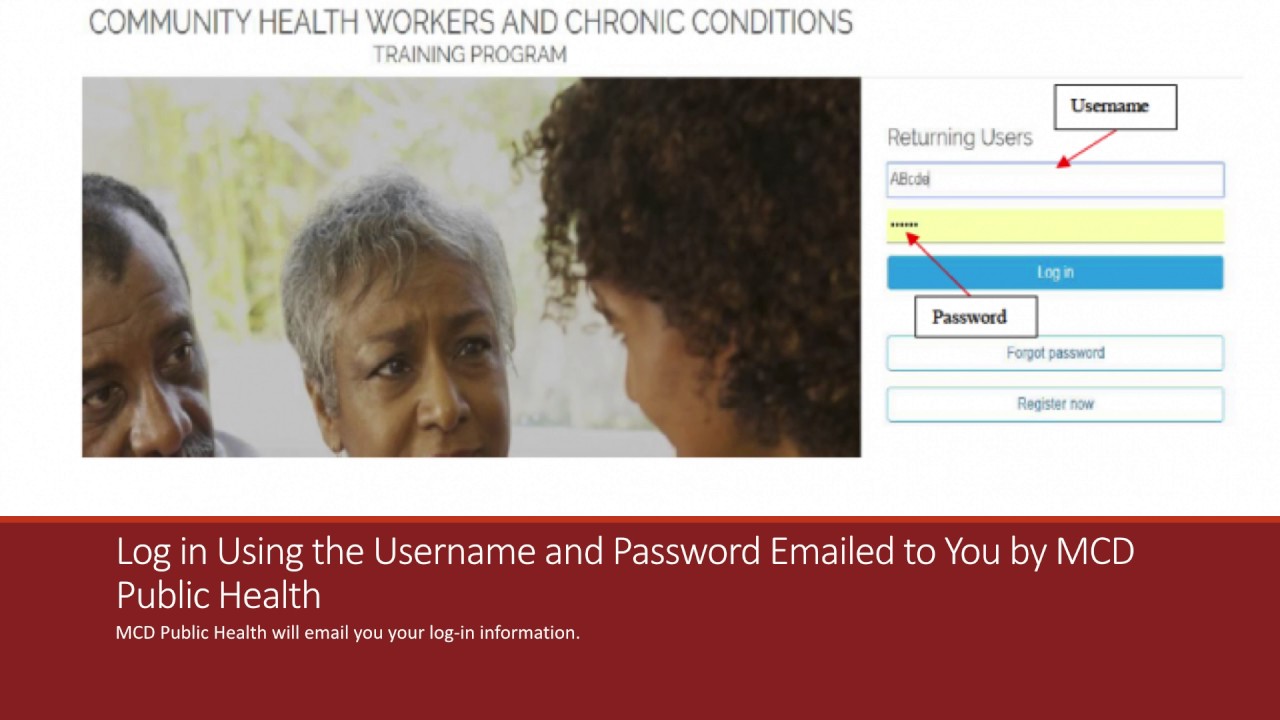 Accessing Community Health Worker Online Training Program