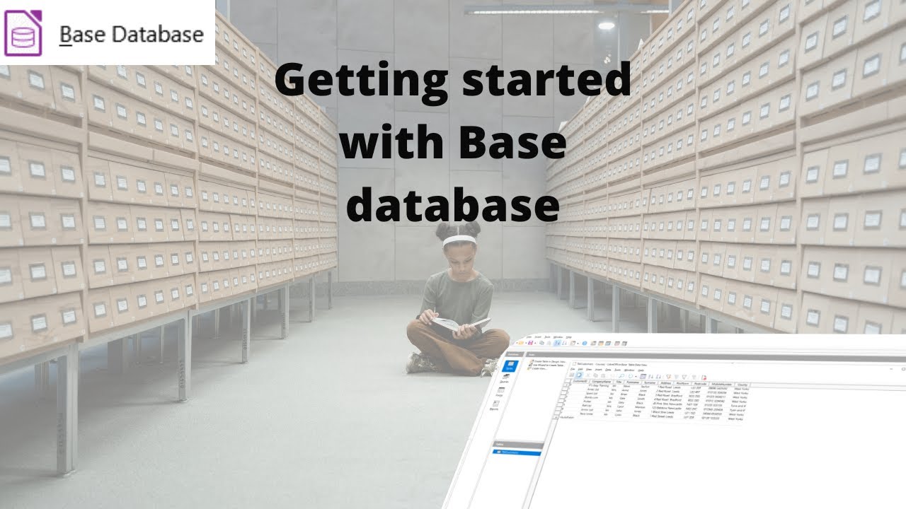 Getting started with LibreOffice Base Database