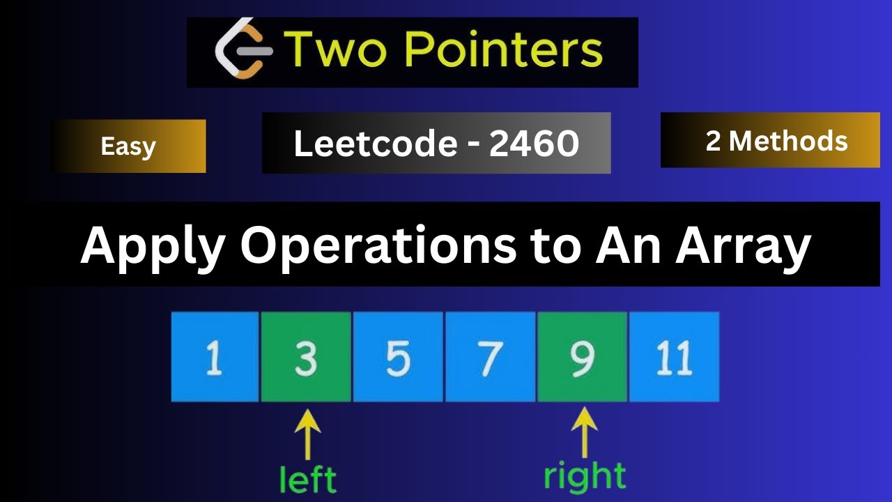Apply Operations to an Array  using java | Leetcode 2460 | codeplusmath