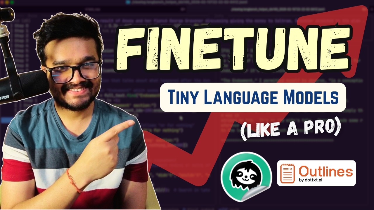 Tiny Language Models - How to build INSANELY FAST local models! (Unsloth, Outlines)