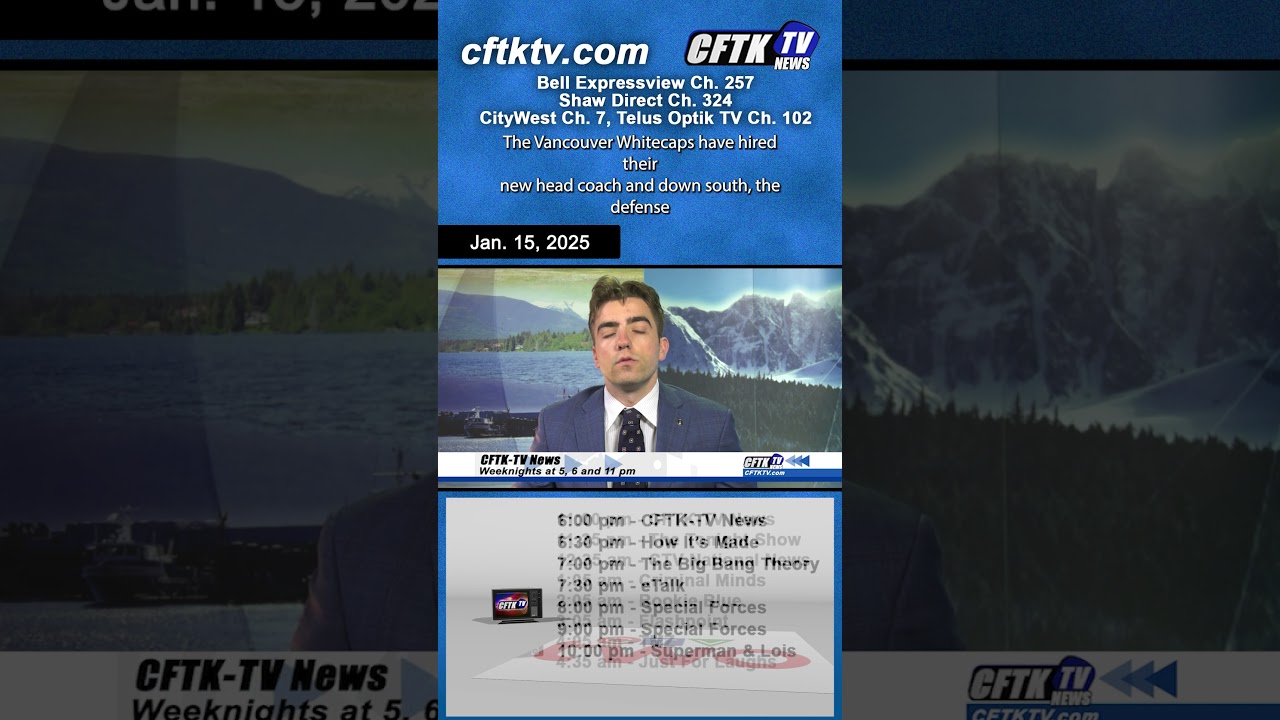 Jan. 15, 2025 News Update Short with Damian Smith - Watch CFTK-TV News weeknights at 5, 6 & 11 pm.