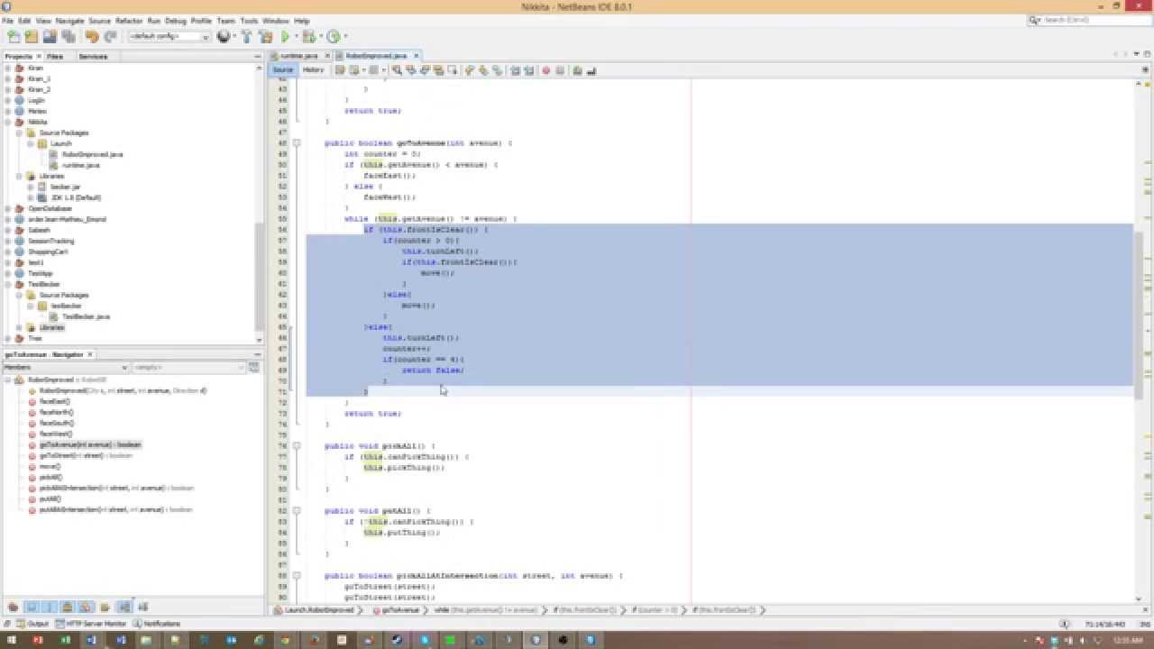 Becker Robot [Java]