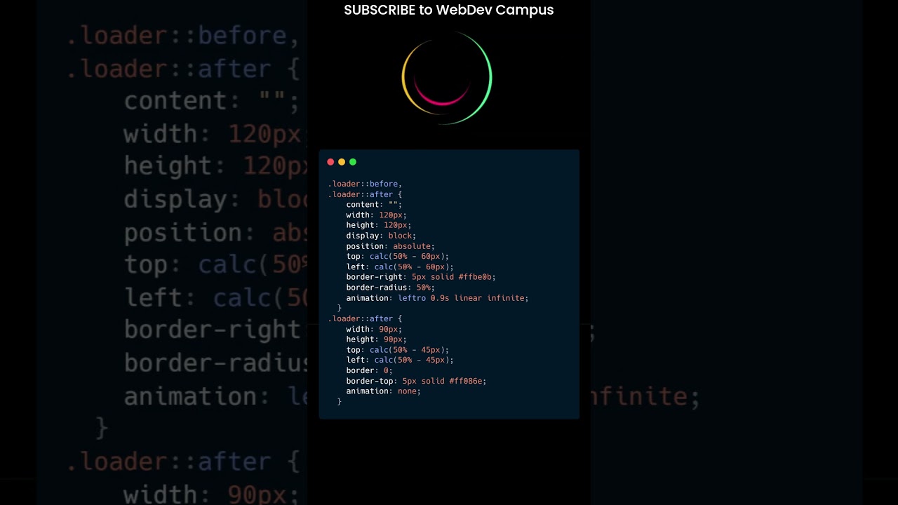 Creative CSS Loading Animation | CSS Loader Animation | HTML CSS Loading Animation | CSS Animation