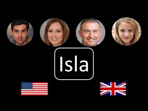 How to pronounce Isla