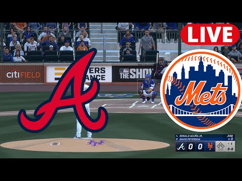 MLB LIVE🔴Atlanta Braves vs.New York Mets-23rd June 2025-MLB Full Game-MLB The Show