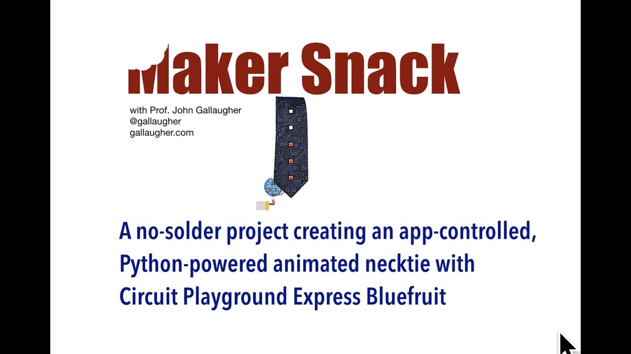MakerSnack Python Smart Tie