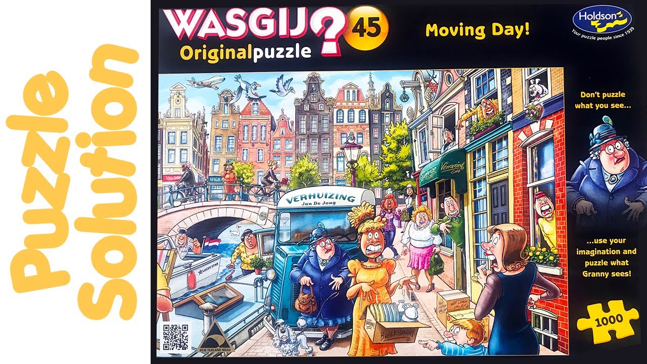 Wasgij Jigsaw Puzzle Solution - Original 45 Moving Day!