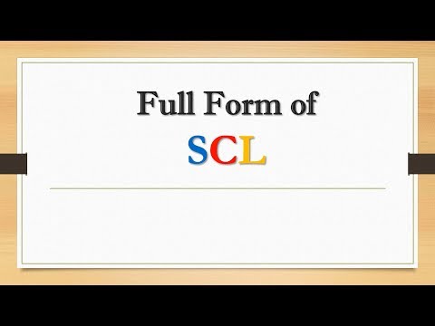 Full Form of SCL || Did You Know?