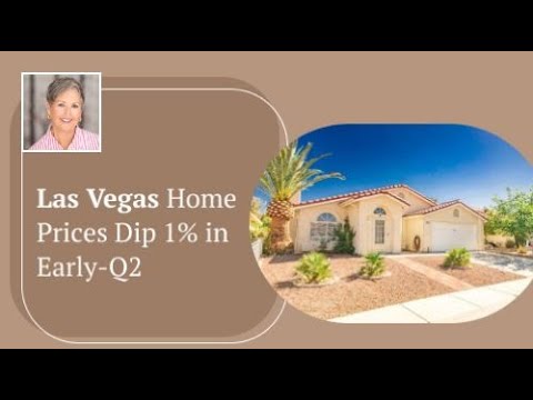 Las Vegas Home Prices Dip 1%, Still Holding Strong