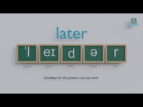 How to pronounce later ?