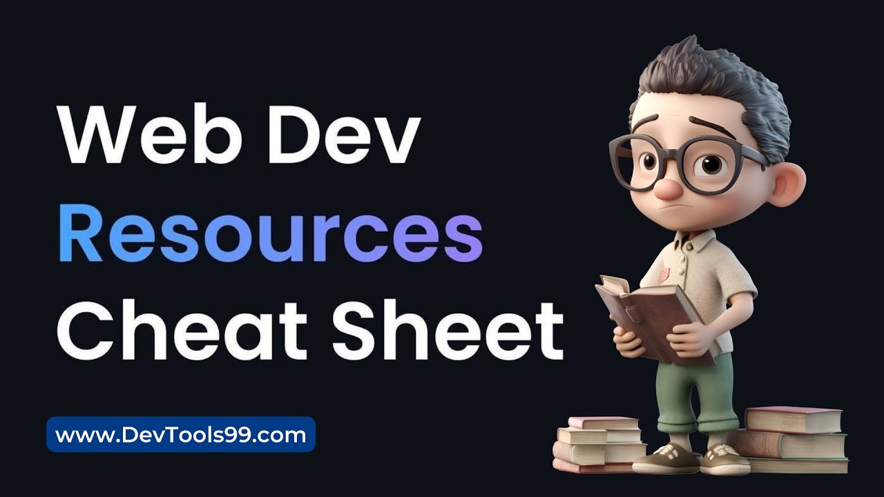 Web Dev resources Cheat Sheet #devtools99 #coding #webdev #webdevelopment #cheatsheets #tips