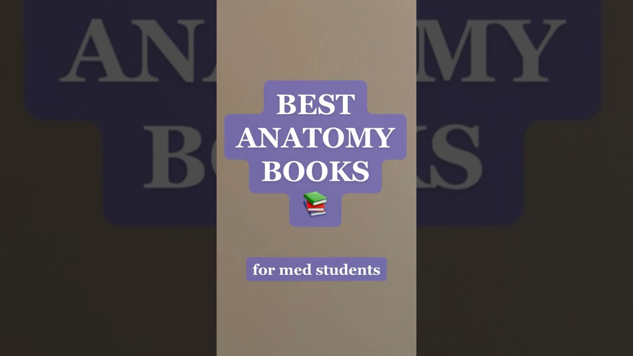 BEST ANATOMY BOOKS FOR MEDICAL STUDENTS 🧑‍⚕️🩺📚#anatomy #doctor #medical #medicine #medstudent