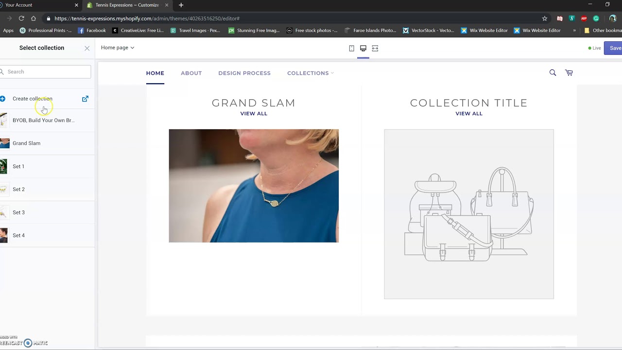 Shopify Editing Basics - Feature Items and Featured Collections
