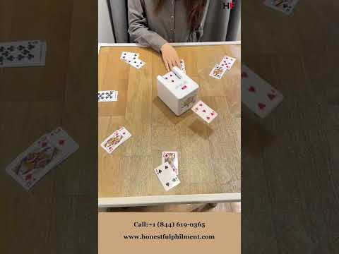 ♠️🃏Experience Effortless Card Dealing with HonestFulPhilment's Automatic Card Shuffler! #supplier