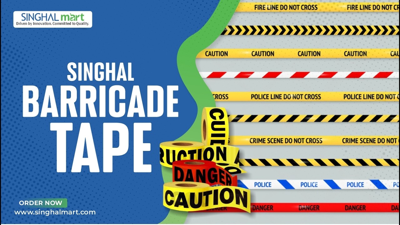 Singhal Barricade Tape | Safety Warning Tape for Construction & Restricted Areas
