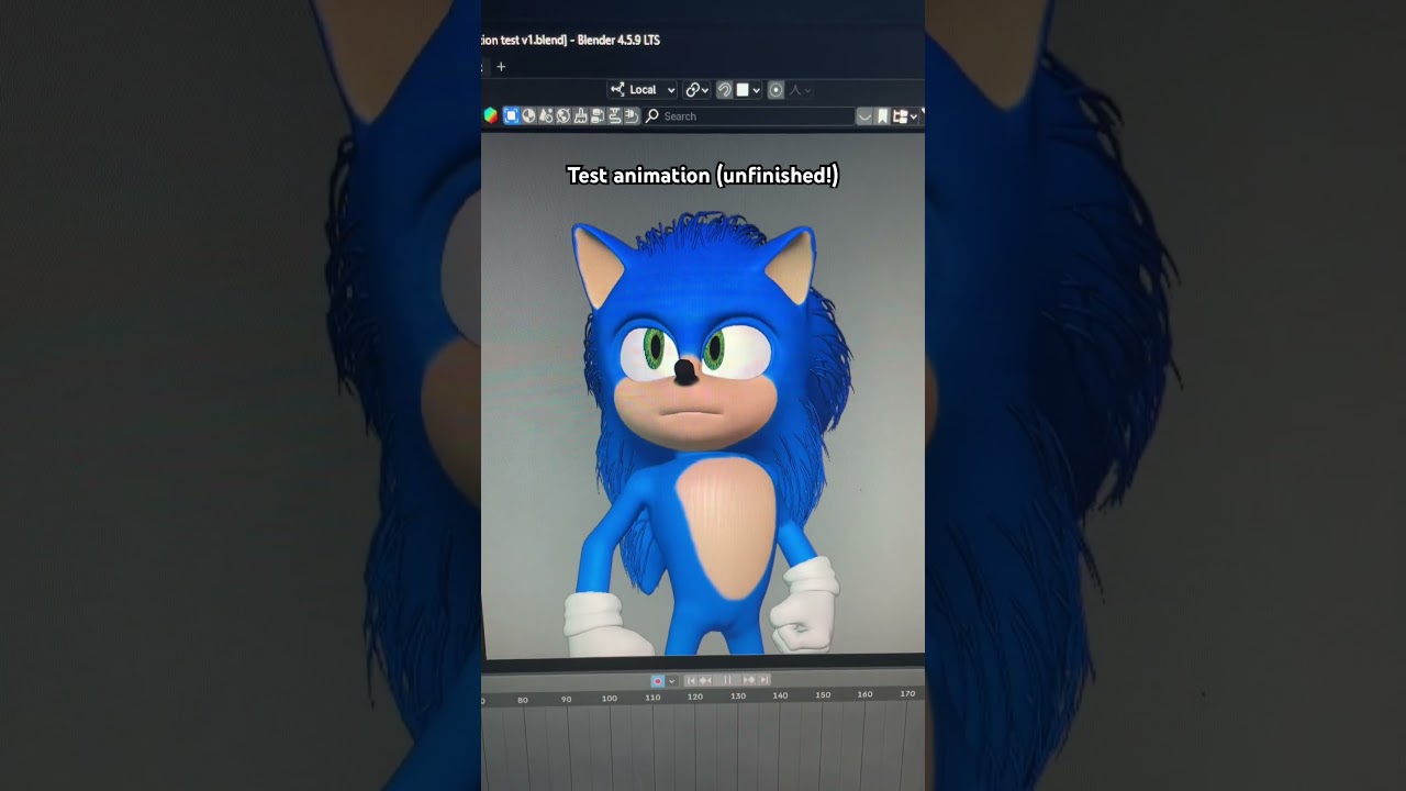 Sonic Test Animation #3dartist #sonic #3danimation #animatedfilm #sonicthehedgehog #animatedmovie