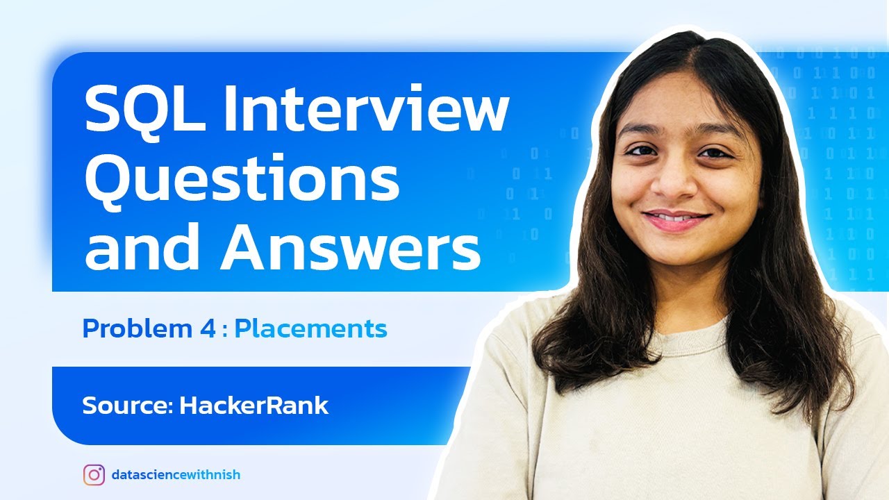 SQL Interview Questions and Answers Series | HackerRank | PLACEMENTS | Advanced Select