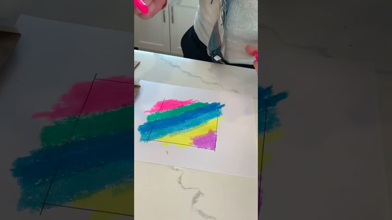 Make your own scratch art paper!