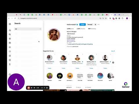 Discovering Influencers with Galvor's Chrome Plugin for Instagram