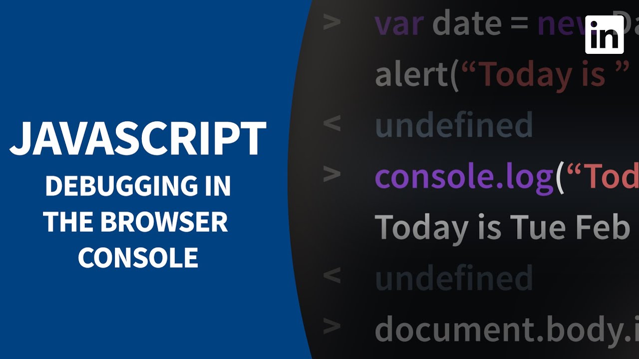 JavaScript Tutorial - Test and DEBUG code in your BROWSER