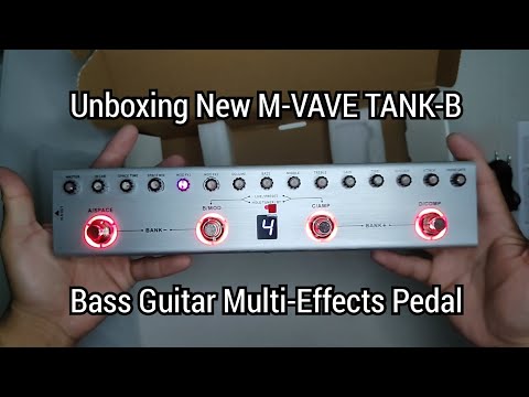 M-Vave Tank-B Bass Multi Effects Processor Rechargeable | Reverb