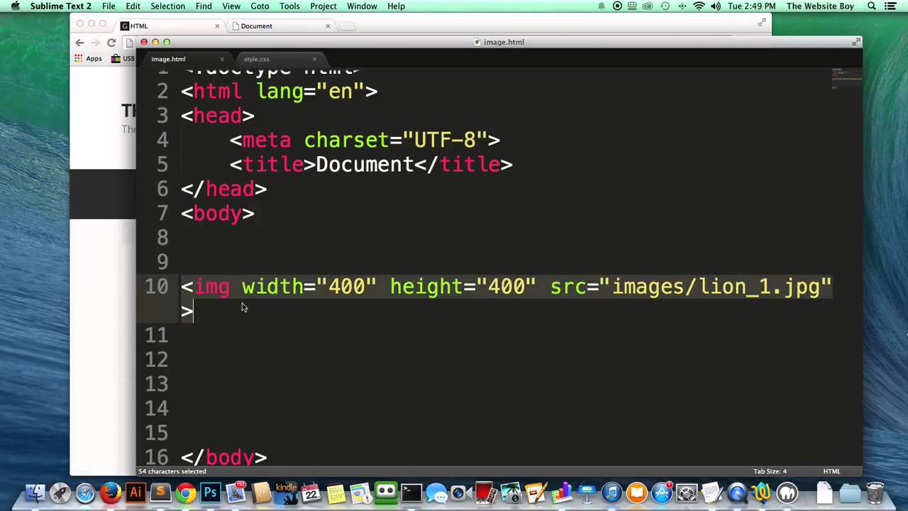 HTML Tutorial   How to Make an Image Clickable   Link on Image   Easy   Beginner