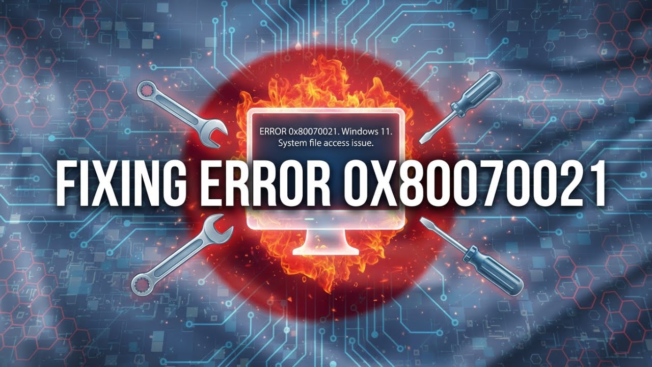 Fix Windows 11 Error Code 0x80070021 (Step-by-Step Guide)